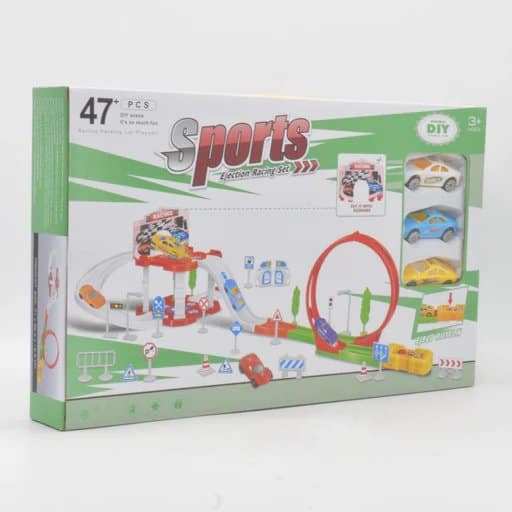 Sports Racing Car Track Set - ToysLand
